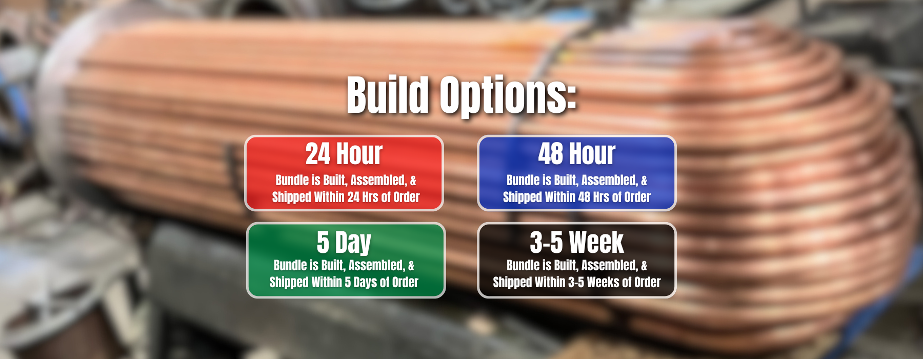 Replacement Tube Bundle Coils - Expedite Shipping Available